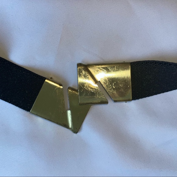 RHEA | Accessories | Rhea Belt Five Color Circle Patch Faux Suede Front ...